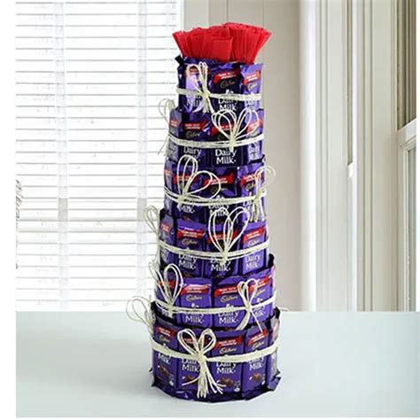 Dairy Milk Chocolate Tower Tsendbuy Gourmet Ts Online Cl0035
