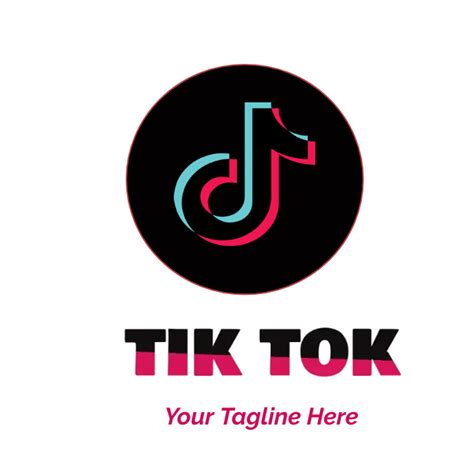 Tik Tok Logo Design Logo Design Template Postermywall