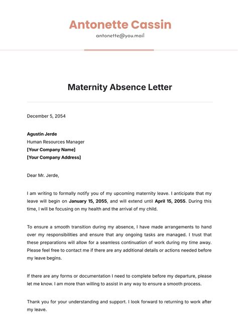 Free Leave Letter Templates And Examples Edit Online And Download