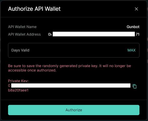 How To Create A Hyperliquid Api Key For Your Bot Gunbot Support