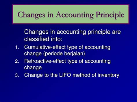 PPT Chapter Accounting Changes And Error Analysis PowerPoint Presentation ID