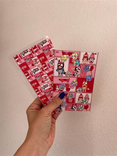 Valentines Bluey Scratch Off Bundle Etsy