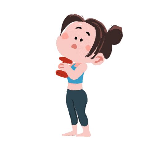 Workout Sweat Sticker Find And Share On Giphy Anime Exercise 