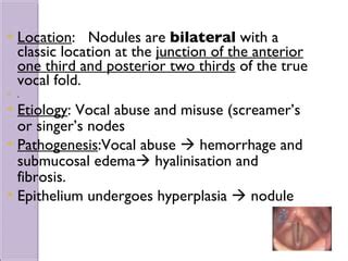 Symposium Vocal Nodules And Polyp Ppt