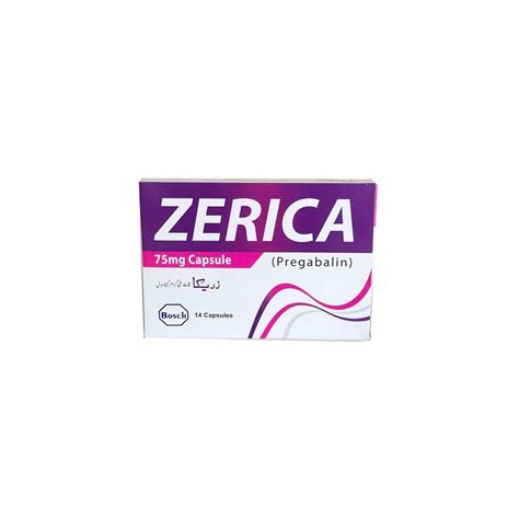 Zerica 75mg Capsule 7 S Uses Formula Side Effects
