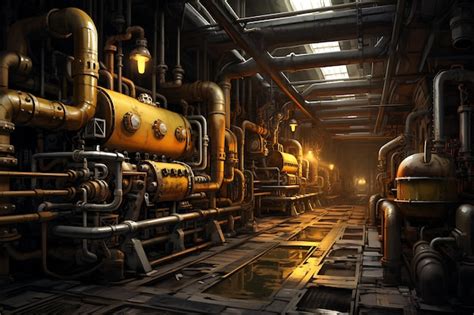 Premium Ai Image Advanced Industrial Processes