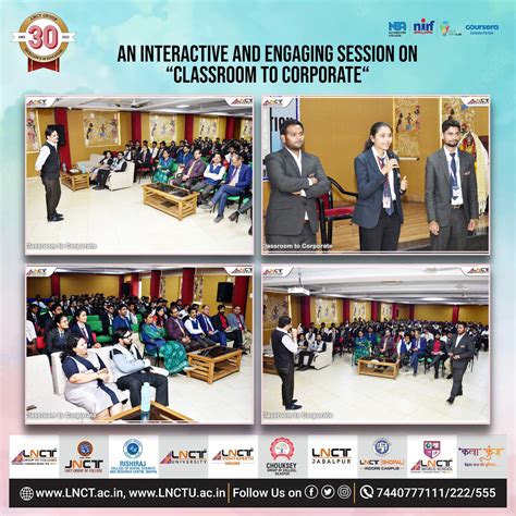 An Interactive And Engaging Session On Classroom To Corporate Lnct Group