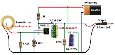 Simple Contact Mic Circuit Circuit Ideas For You