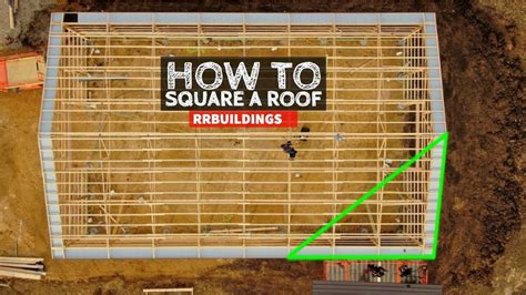 Complete Step By Step How To Square A Roof Youtube