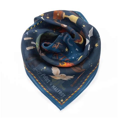 Carré En Coton Et Soie 45 Harry Potter Magie à Poudlard
