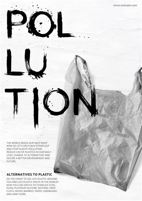 Stop Plastic Pollution Campaign Poster Premium Psd Template Rawpixel