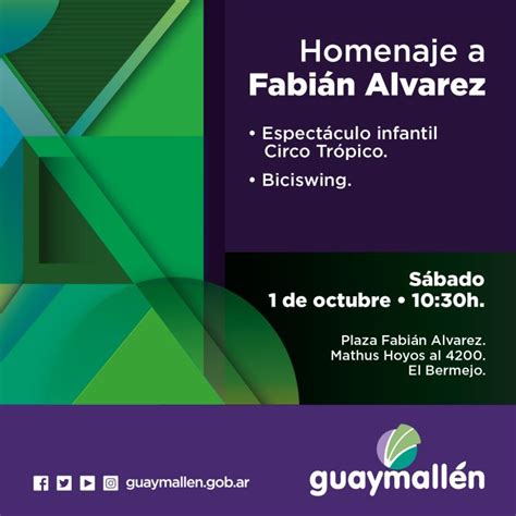 Guaymallén Rinde Homenaje A Fabián Alvarez Guaymallén