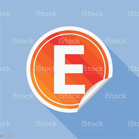Grade E Label Stock Illustration Download Image Now 2015
