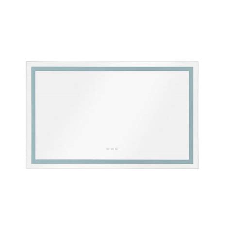 Reviews For Interbath 48 In W X 36 In H Rectangular Frameless Led