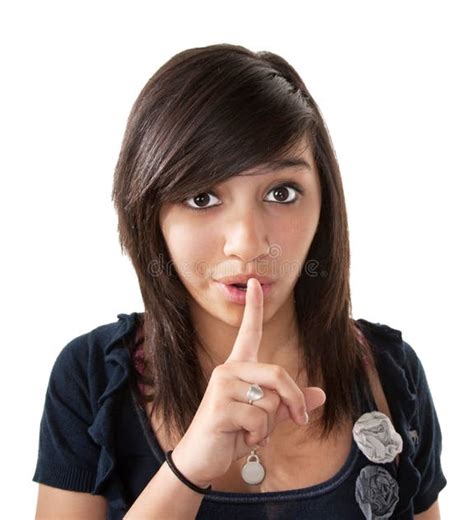 Quiet Please Stock Image Image Of Audio American Cute 17825551