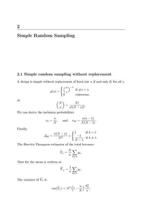 Solution Sampling Solved Exercises 1 Simple Random Sampling Studypool