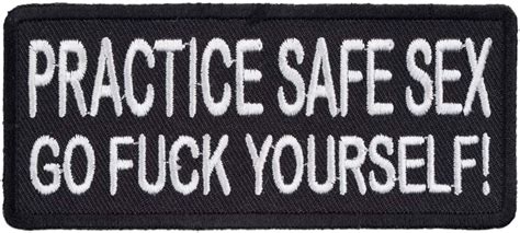 Practice Safe Sex Patch Vulgar And Funny Patches