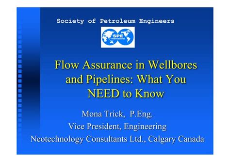 Flow Assurance In Well Bores And Pipelines Pdf