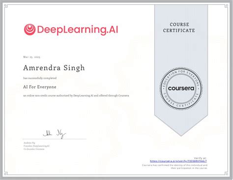Artificialintelligence Ai Lifelonglearning Coursera Andrewng