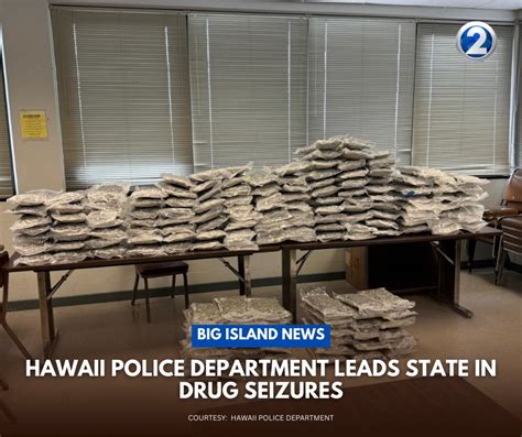 Khon2 The Hawaii Police Department Is Now Leading The State In Total Drug Seizures Facebook