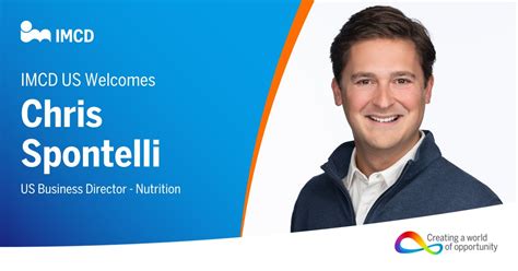 I Am Thrilled To Share With My Network That I Am Joining The Imcd Group In The New Role Of