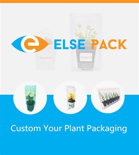 Plant Blister Packs Custom Plastic Plant Packaging Supplier