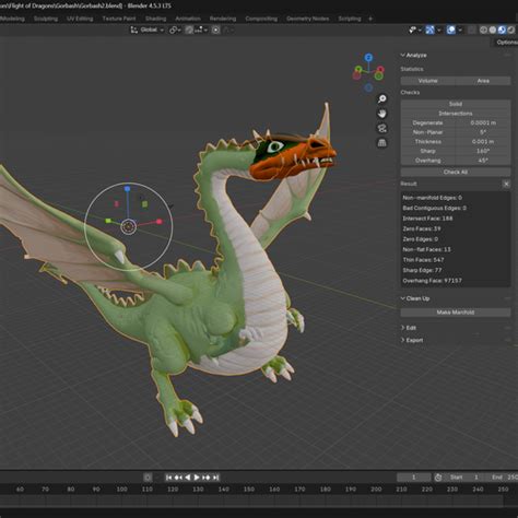 🐉 Gorbash The Flight Of Dragons 3d Printable Model・ Stl File For 3d