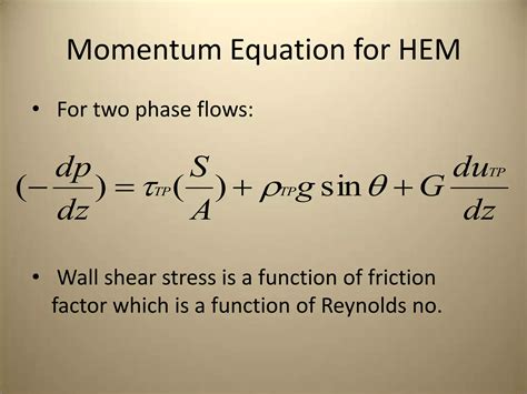 5 Homogeneous Equilibrium Model Pptx
