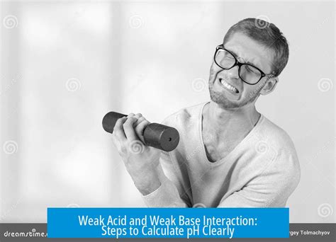 Weak Acid And Weak Base Interaction Steps To Calculate Ph Clearly