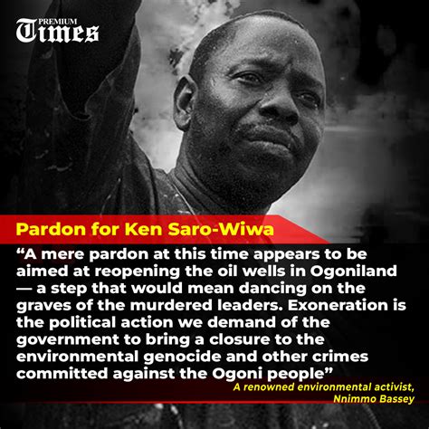 Premium Times Mr Bassey Said “ken Saro Wiwa And The Facebook
