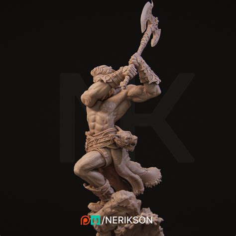 3d Printable Ivar The Runic Warrior [presupported] By Nerikson