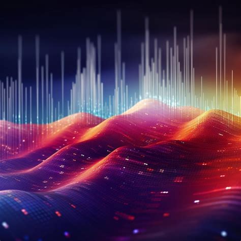 Premium Ai Image Data Technology Background In Gradient Color