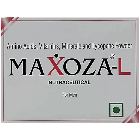 Buy Maxoza L Nutraceutical Powder With Amino Acids Vitamins Minerals And Lycopene For Men Online