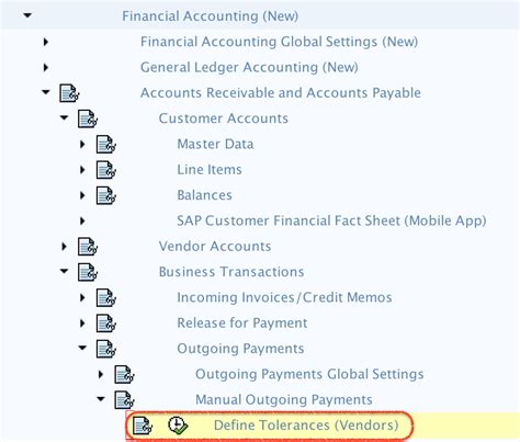 Define Tolerance Group For Customers Vendors In Sap