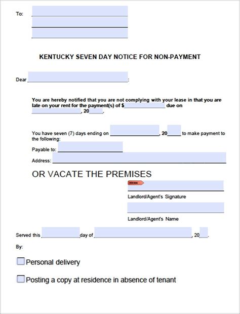 Joke Eviction Notice Template