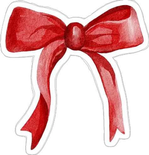 Red Bow Sticker For Sale By Midnightcuts Pegatinas Bonitas