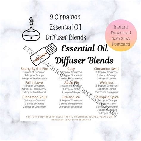 Cinnamon Diffuser Blends Cinnamon Essential Oil Diffuser Blend