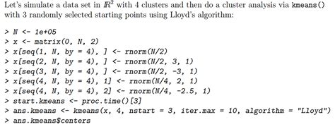 R K Means Lloydforgymacqueenhartigan Wong Stack Overflow