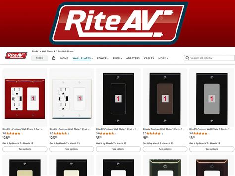 Amazon Stores Riteav And Ultra Spec Cables Behance