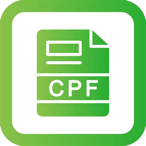 Cpf Creative Icon Design 37626726 Vector Art At Vecteezy