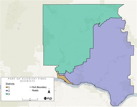 District Map Port Of Klickitat