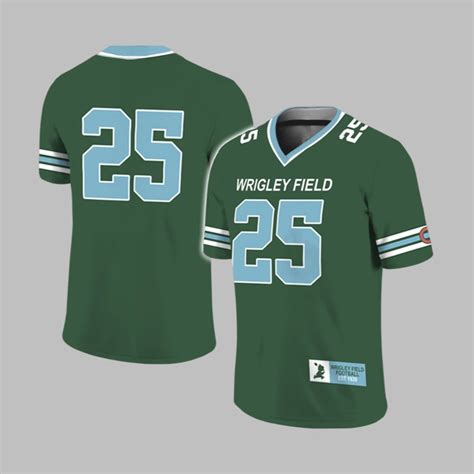 Chicago Cubs Wrigley Field Football Jersey Giveaway 2025 Grishko