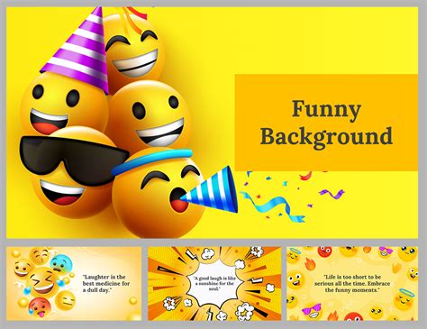 Funny Face Design Background For Powerpoint Cartoons Ppt Templates