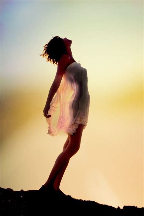 Light Shining Through Dress