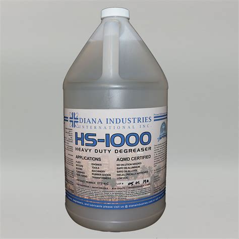 Hs 1000 Gallon Bottle Diana Industries