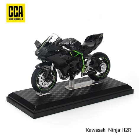 Modelo De Motocicleta Kawasaki Ninja H2r Cca 1 12 Juguete De Aleaci N