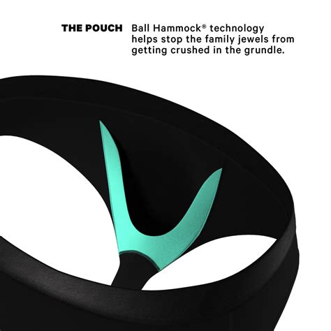 The Threat Level Midnight Black Ball Hammock® Pouch Underwear Briefs