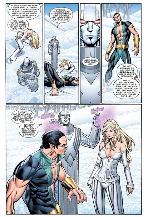 Emma Frost And Namor Kiss