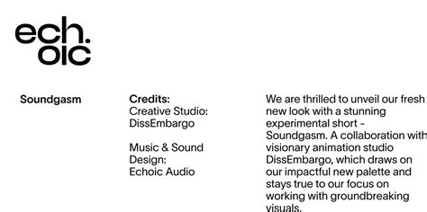 Soundgasm Behance