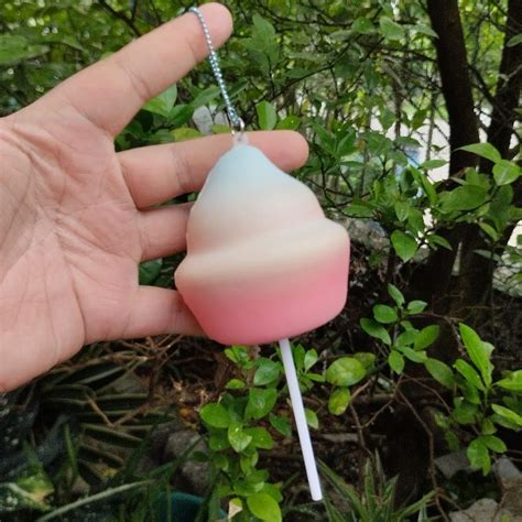 Squishy Cotton Candy Keyrings Hobbies And Toys Toys And Games On Carousell